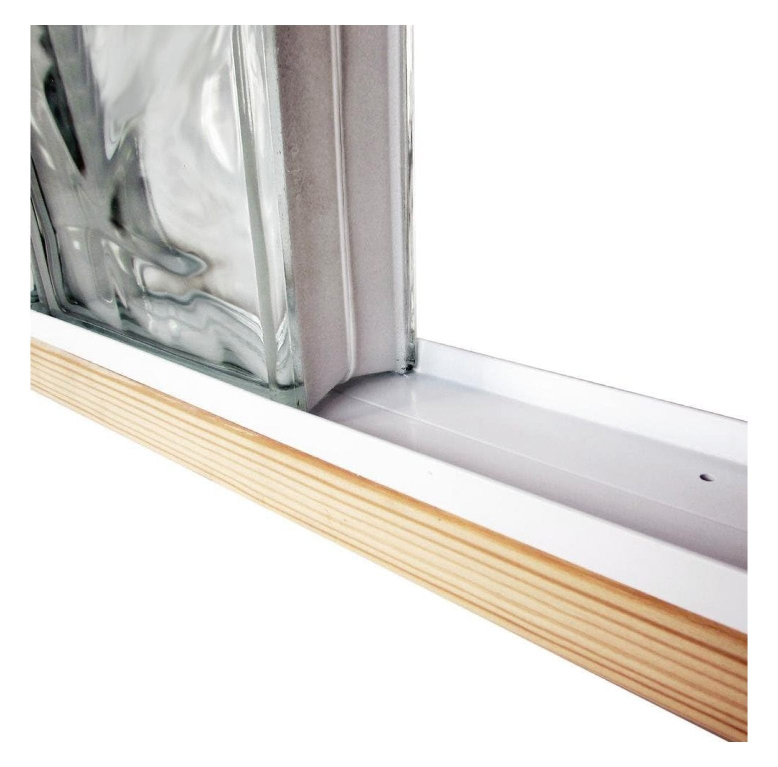 4" WIDE-" Long Glass Block Channel - Walmart.com