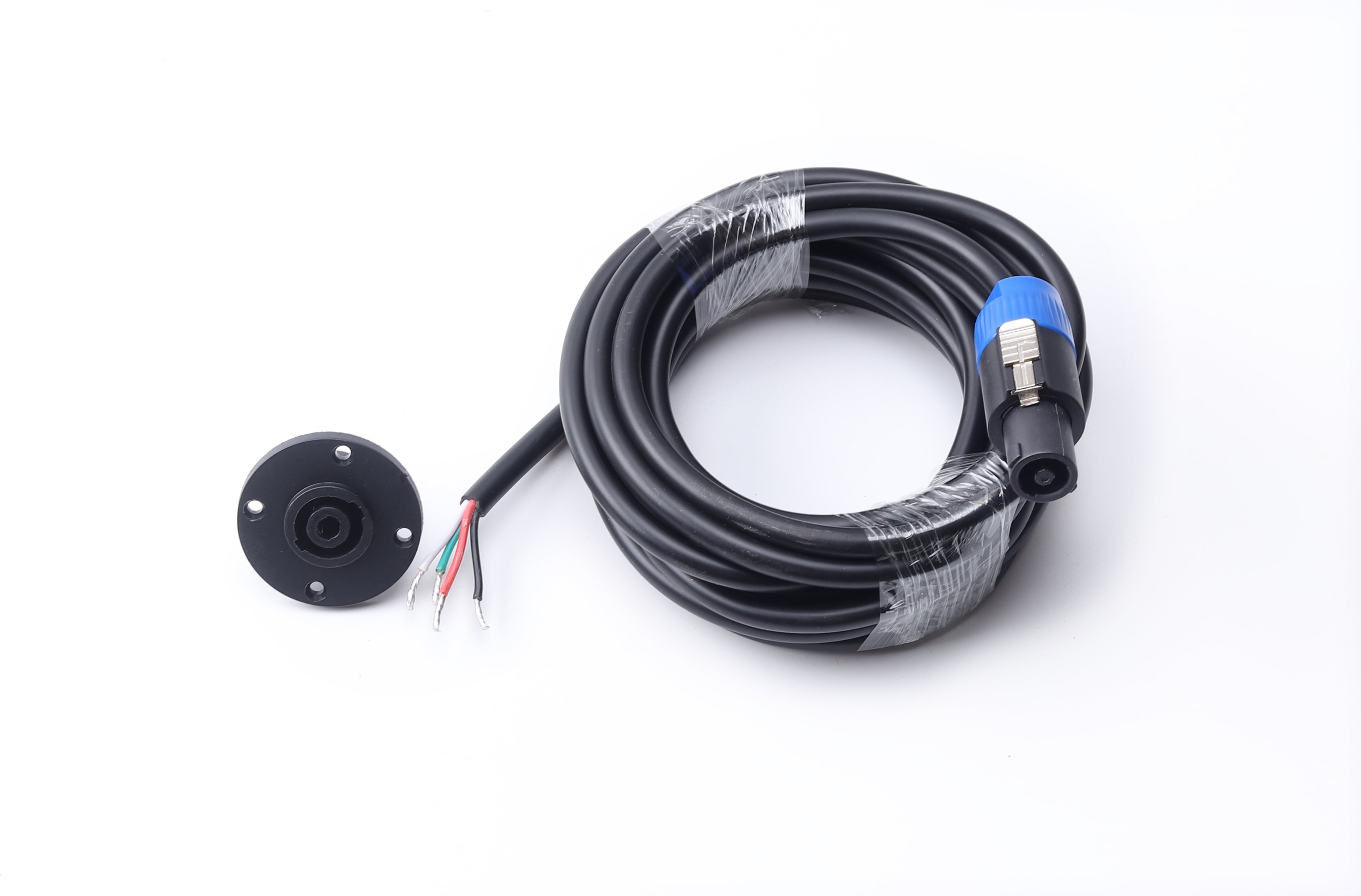 4 WIRE SPEAKON 15FT CABLE CHUCHERO BOX LOUD SPEAKERS, MIDS, TWEETERS ...