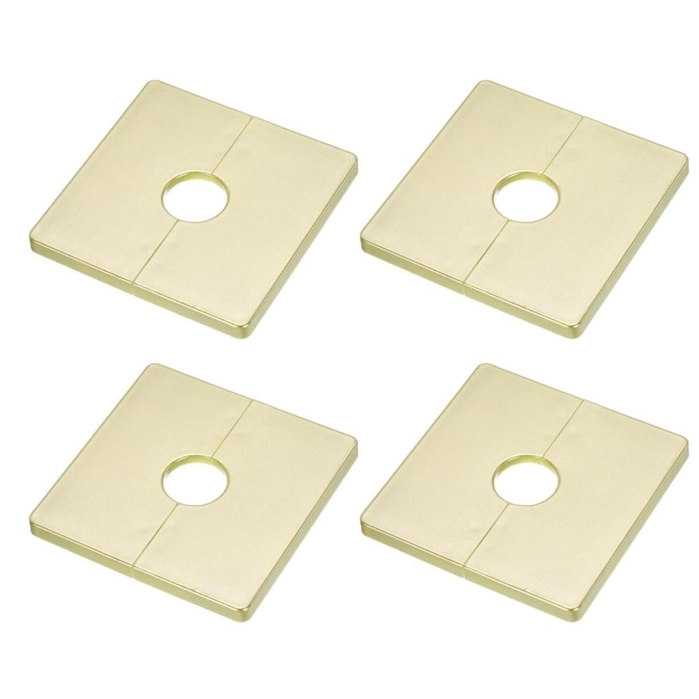 4 Wall Flange Square Pipe Cover Plate Faucet Decoration Accessories ...