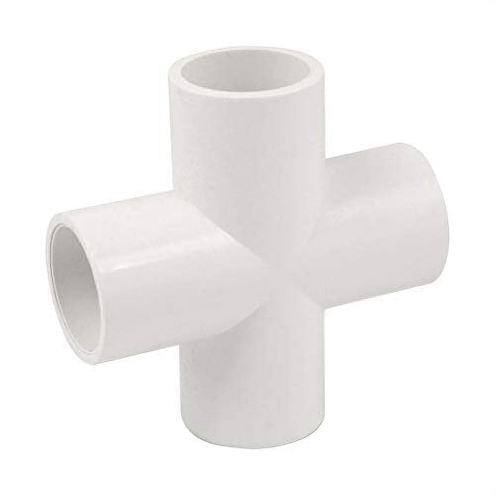 4 Way 3/4-Inch Cross PVC Fitting Build Heavy Duty Greenhouse Frame ...