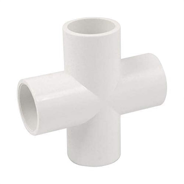4 Way 3/4-Inch Cross PVC Fitting Build Heavy Duty Greenhouse Frame ...