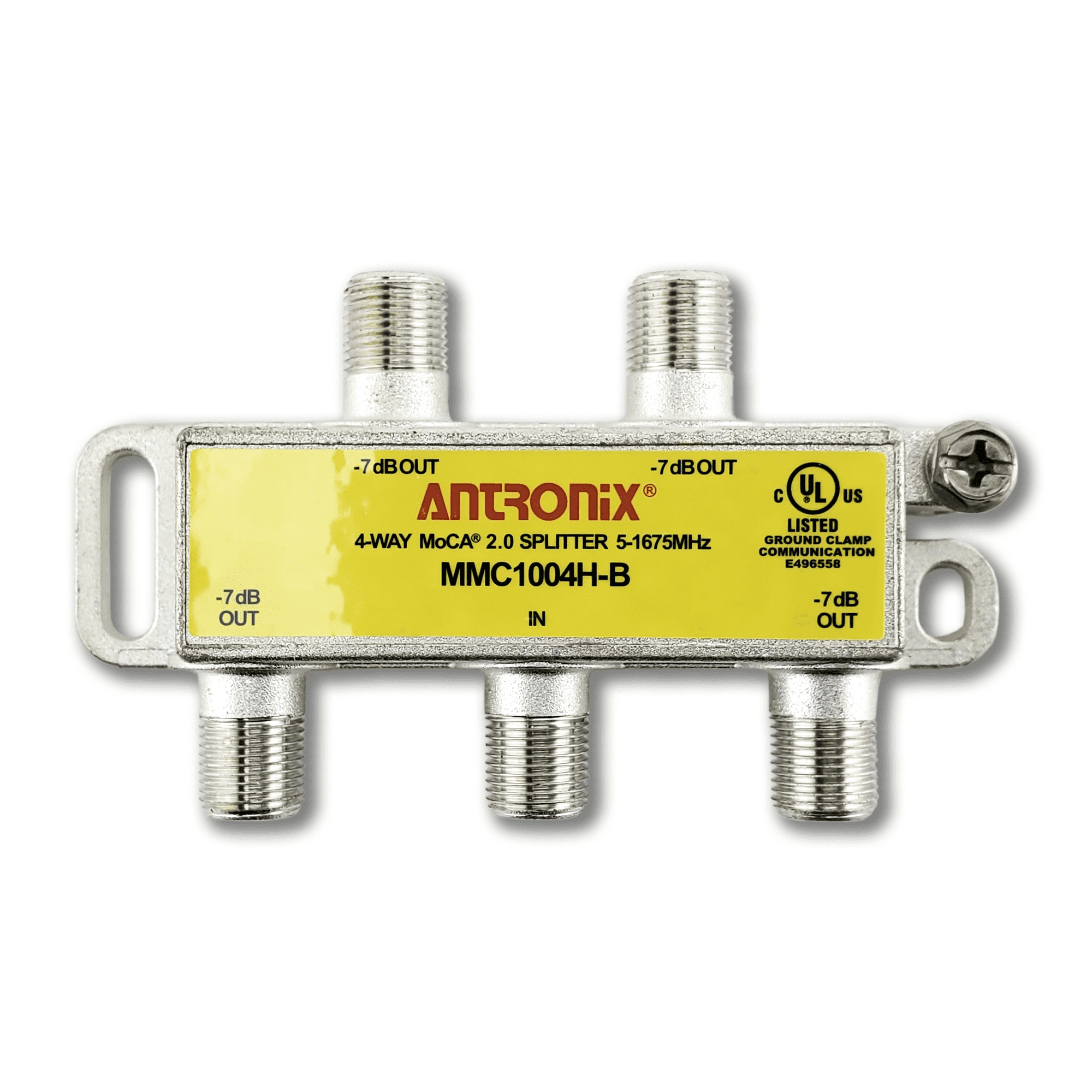 4 Way Antronix MMC1004H-B 5-1675 MHz MoCA 2.0 Splitter for Frontier ...