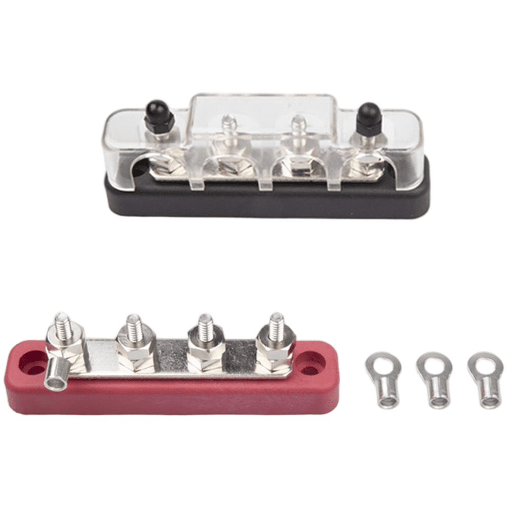 4 Way Busbar Terminal Block 100A With Dust Cover For Automotive Rv ...