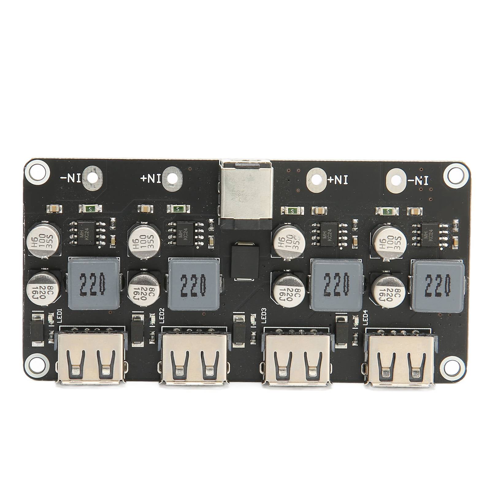 4 Way Fast Charge Module 12V 24V to QC3.0 Power Buck USB Phone Charging ...