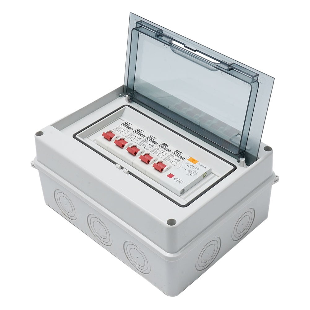 4 Way Garage Shed Camper Van Caravan Consumer Unit Fuse Box With Rcd ...