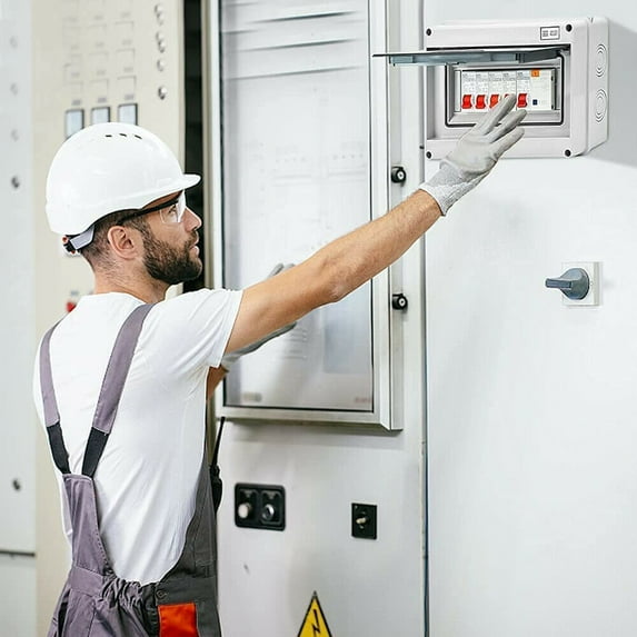 4 Way Garage Shed Camper Van Caravan Consumer Unit Fuse Box with Rcd ...