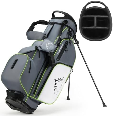4-Way Golf Stand Bag with Full-Length Divider, Lightweight Waterproof ...