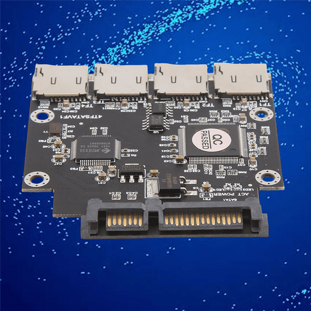 4 Way Micro-SD TF Memory Card to Serial Adapter SSD Industrial Embedded ...