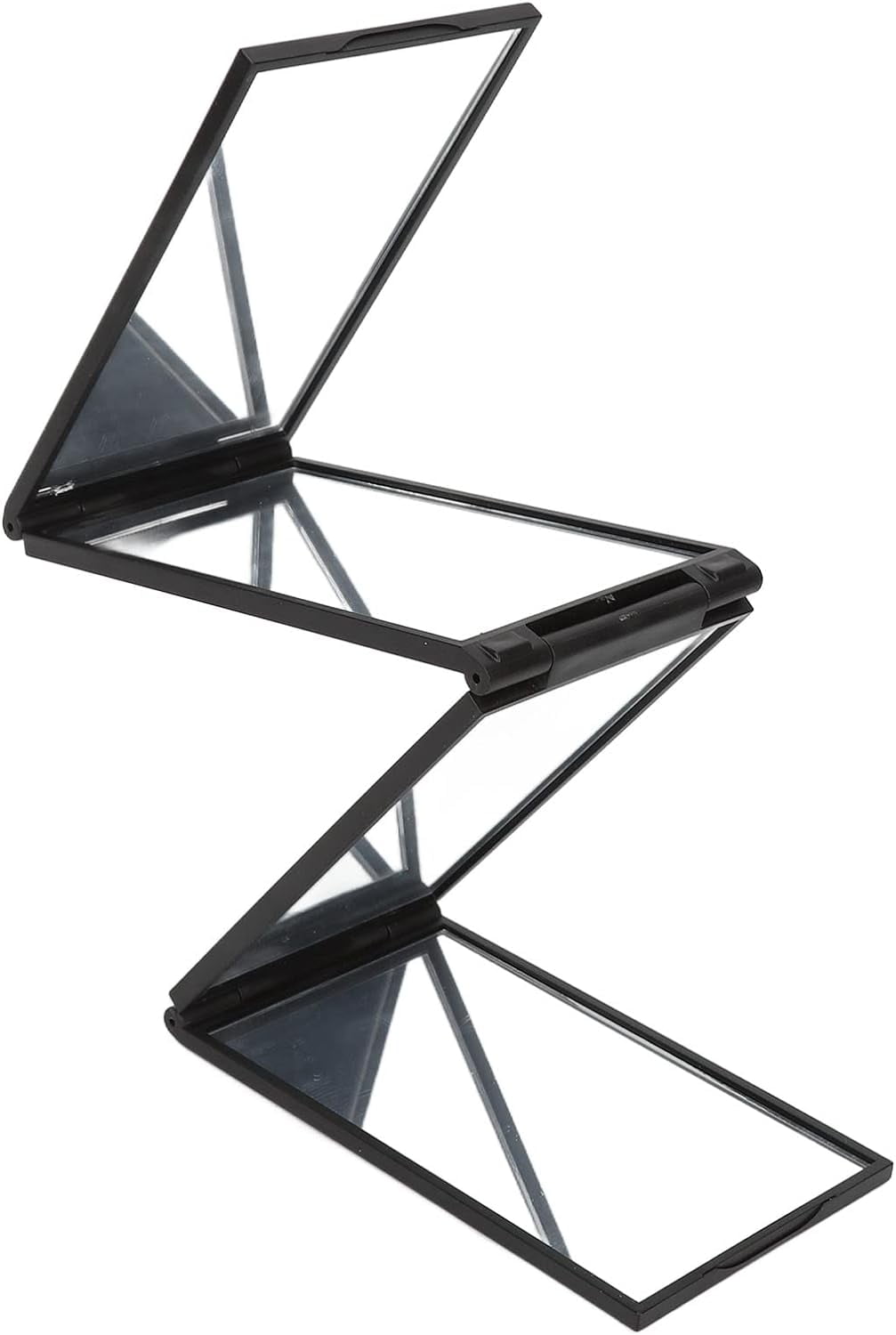 4 Way Mirror, Hair Mirrors 360 Degree Makeup Mirror Panel Foldable ...