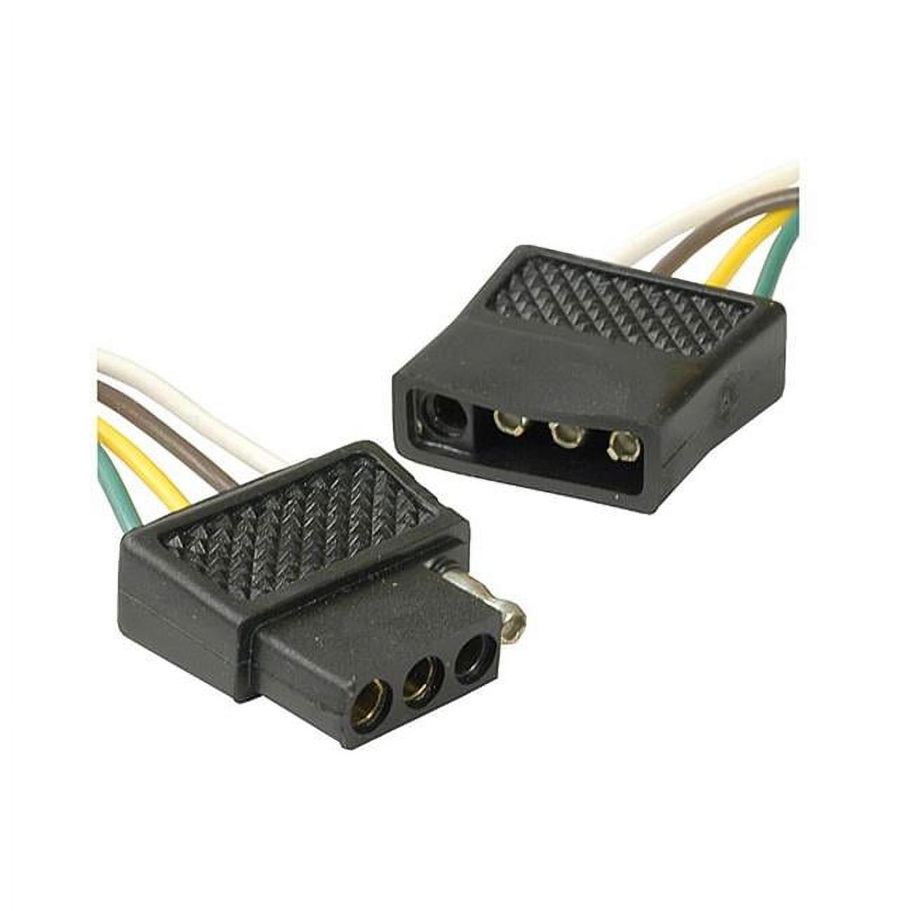 4-Way Molded Flat-Style Connectors 48 Car Side, 12 Trailer Side ...