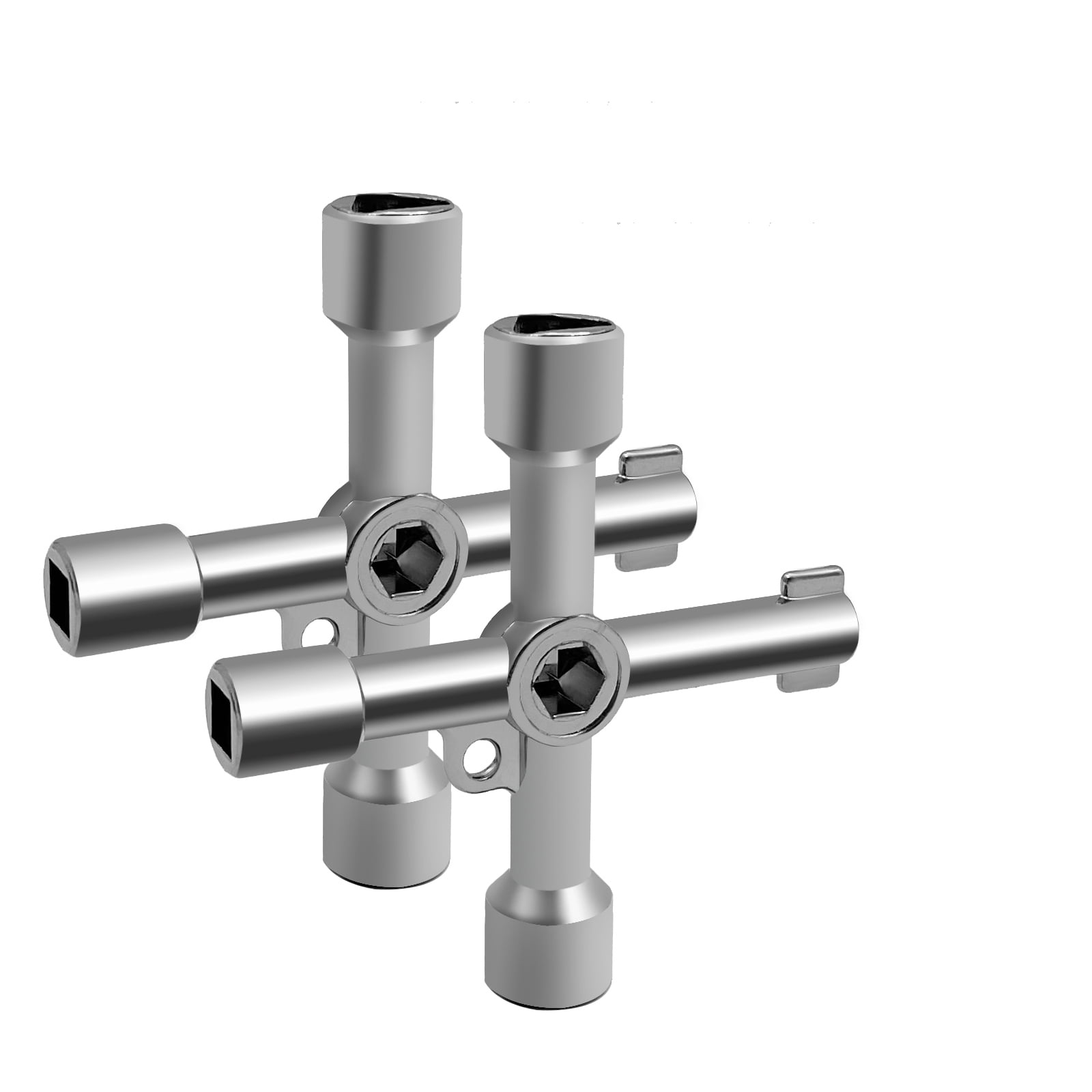4-Way Multi-Functional Utility Key, 4 in 1 Universal Cross Key ...