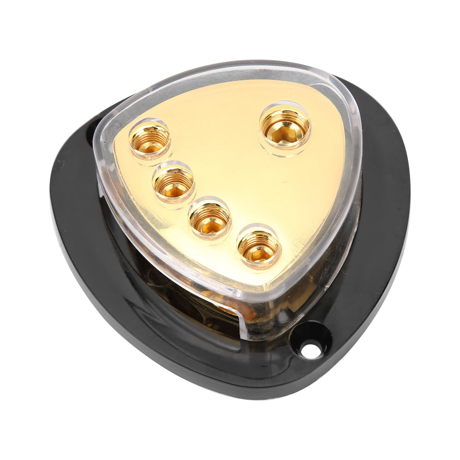 4 Way Power Distribution Block 1guage Input 4guage Output Ground Distributor Connecting Car