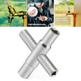 4-Way Sillcock Key Steel Sillcock Wrench Utility Key for Hose Bib ...