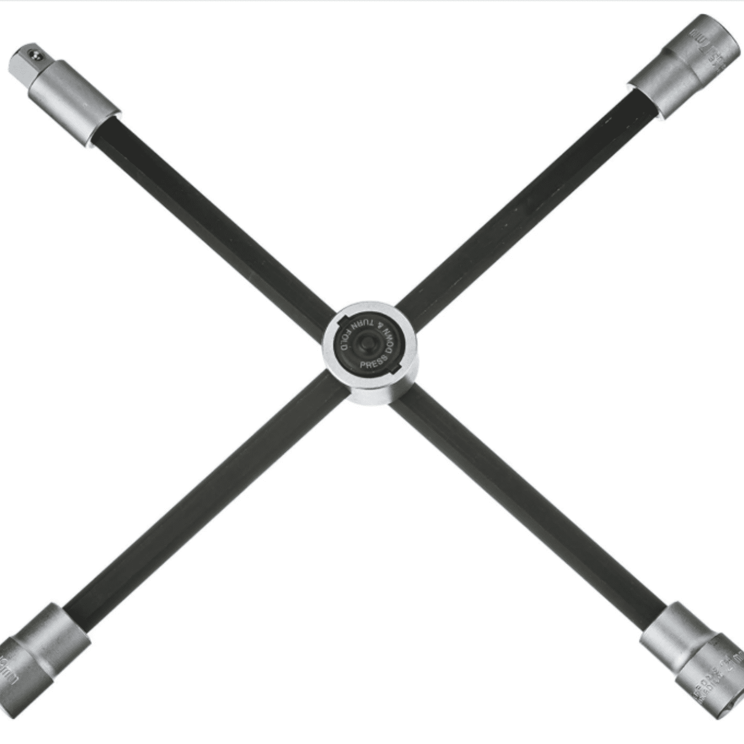 - 4-Way Sliding Lug Wrench - Adjustable Sliding Lug Wrench Gives ...