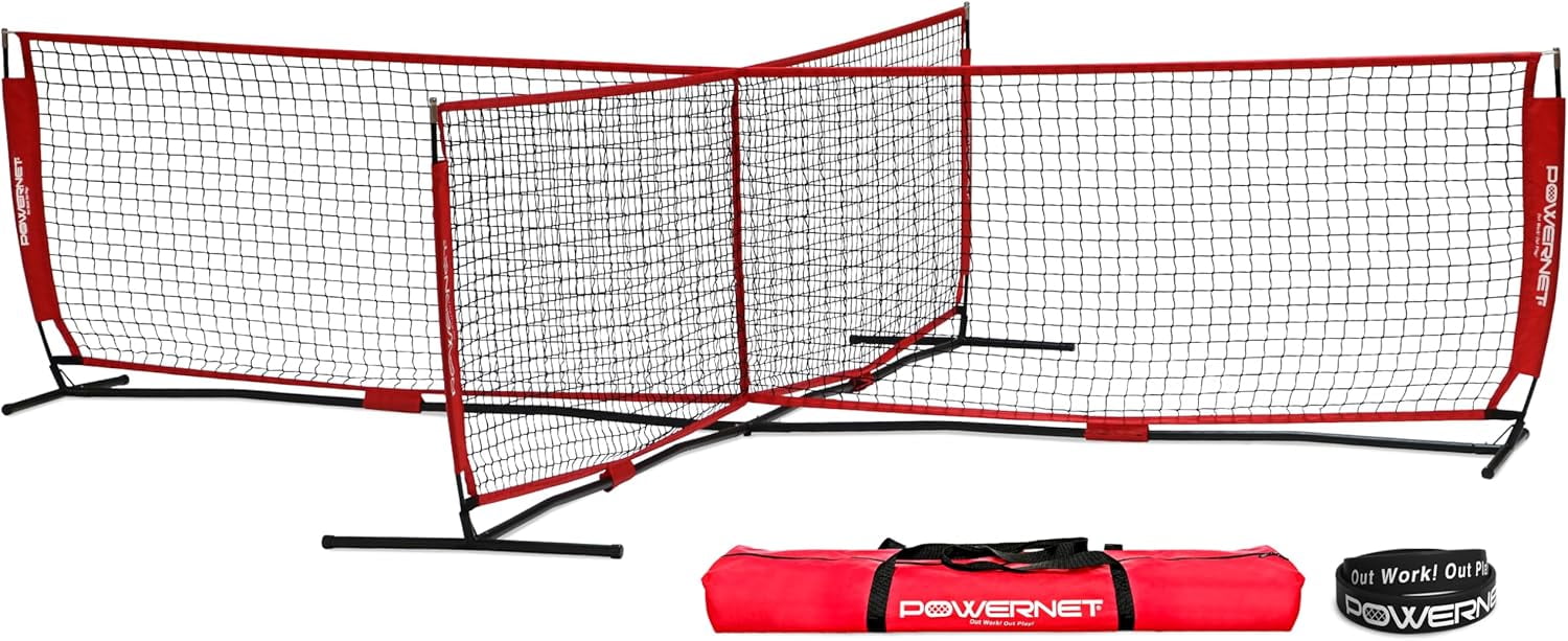 4 Way Soccer Net, Portable Indoor & Outdoor Soccer Training, Game and ...