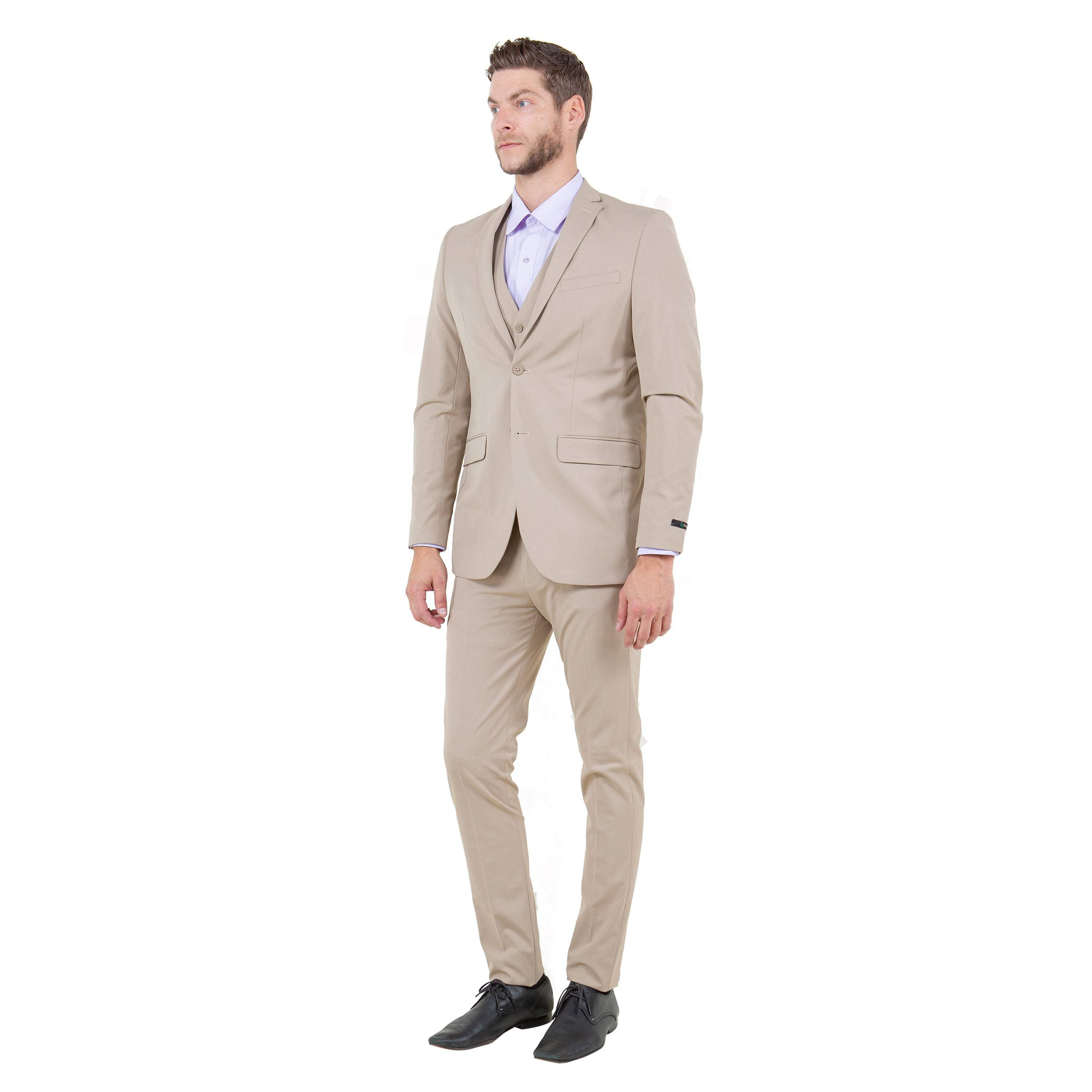 4-Way Stretch Mens 3pc Suit Set (Made to Move) - Walmart.com