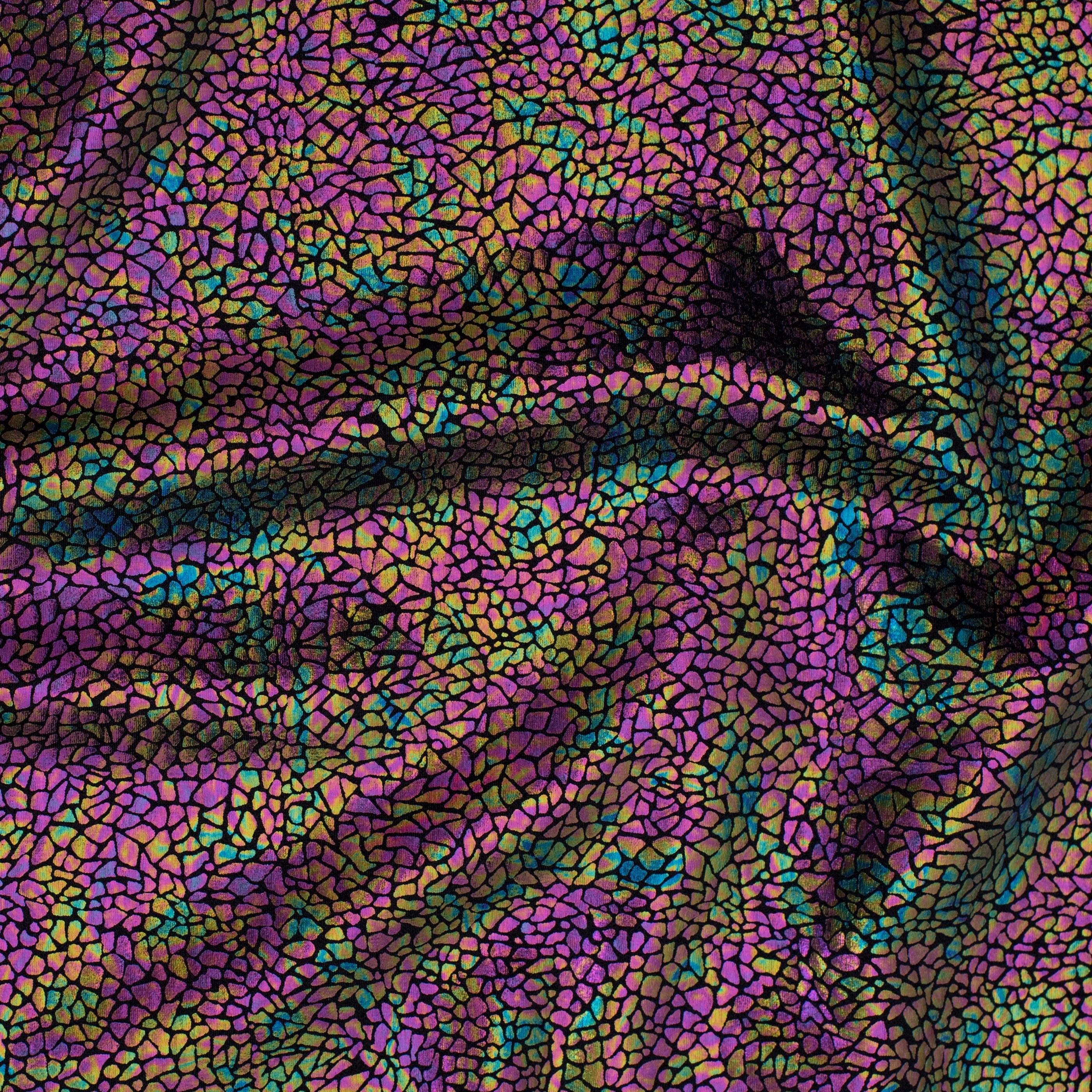 Alligator Hologram 4 Way Stretch Spandex Fabric | Spandex Palace ...