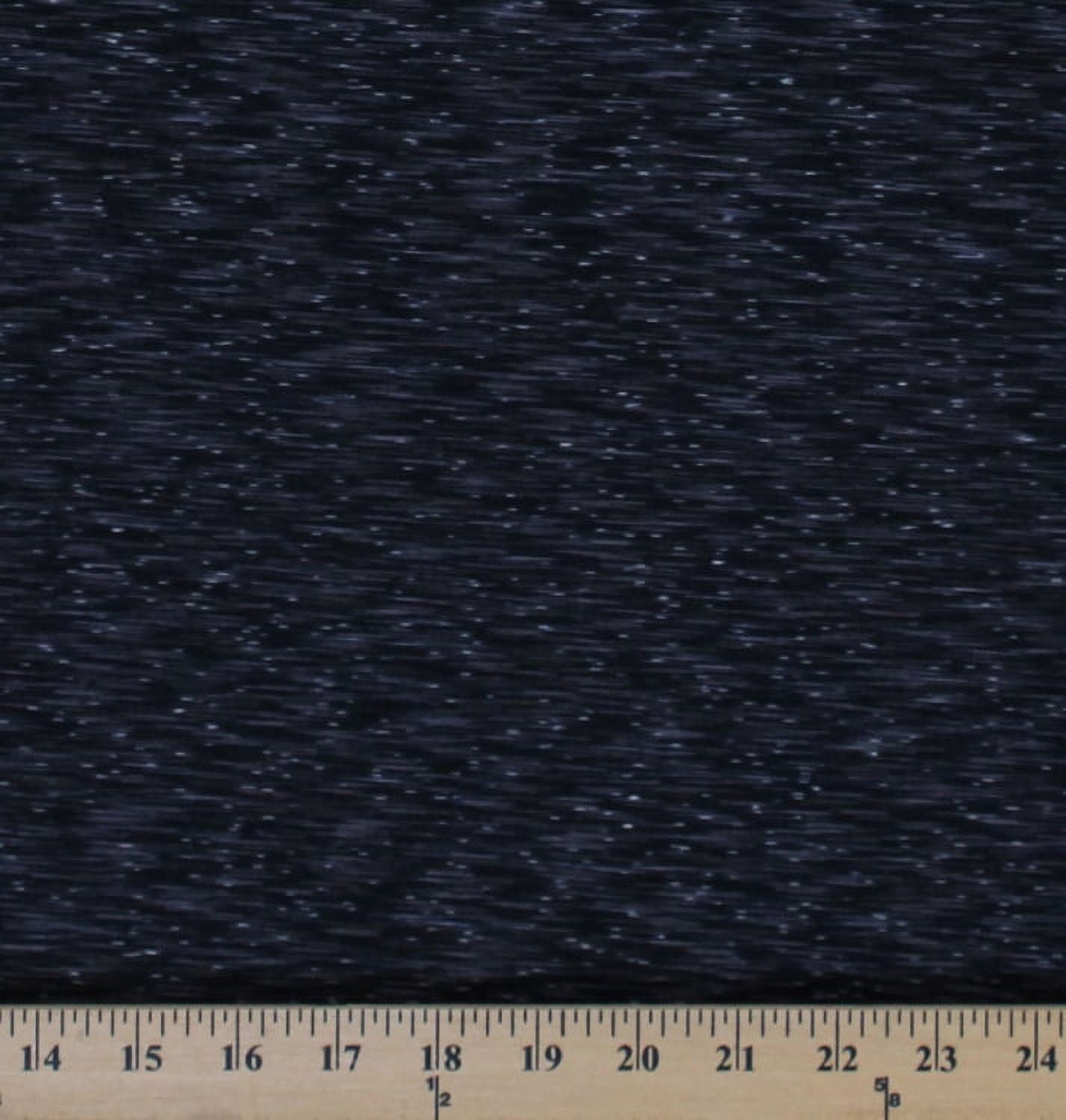 4-Way Stretch Strata Performance Black Gray Space Dye Knit Fabric By ...