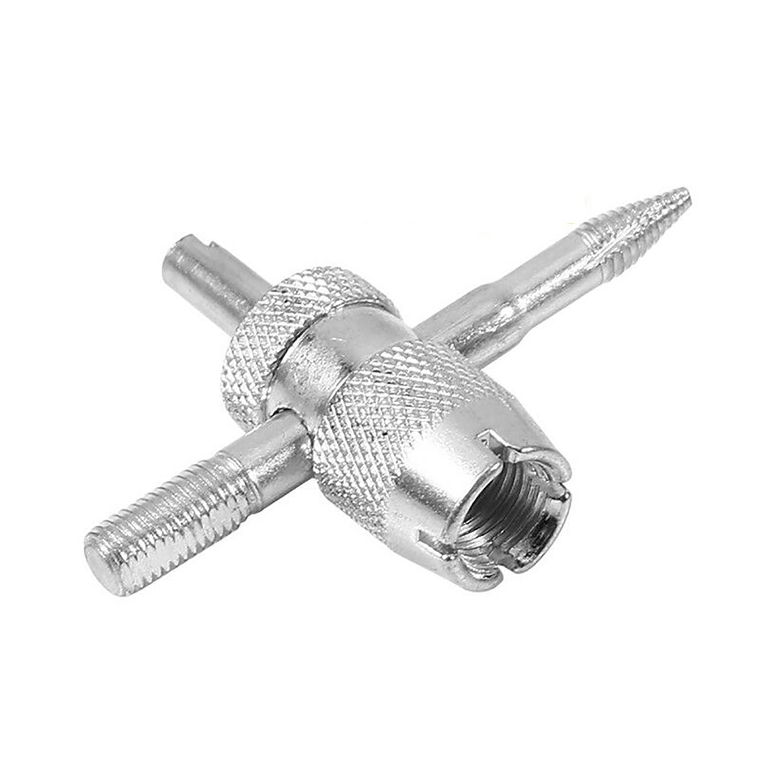 4-Way Tire Core Removal Tool Set | Durable Metal Construction | Compact ...