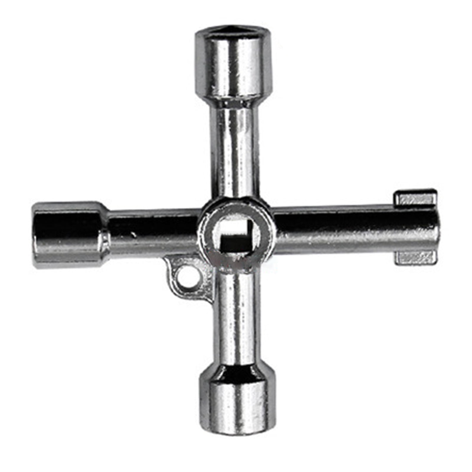 4 Way Universal Cross Triangle Wrench Key for Train Electrical Elevator ...