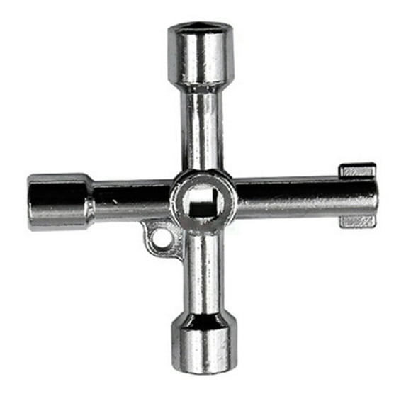 4 Way Universal Triangle Wrench Key for Train Electrical Elevator ...