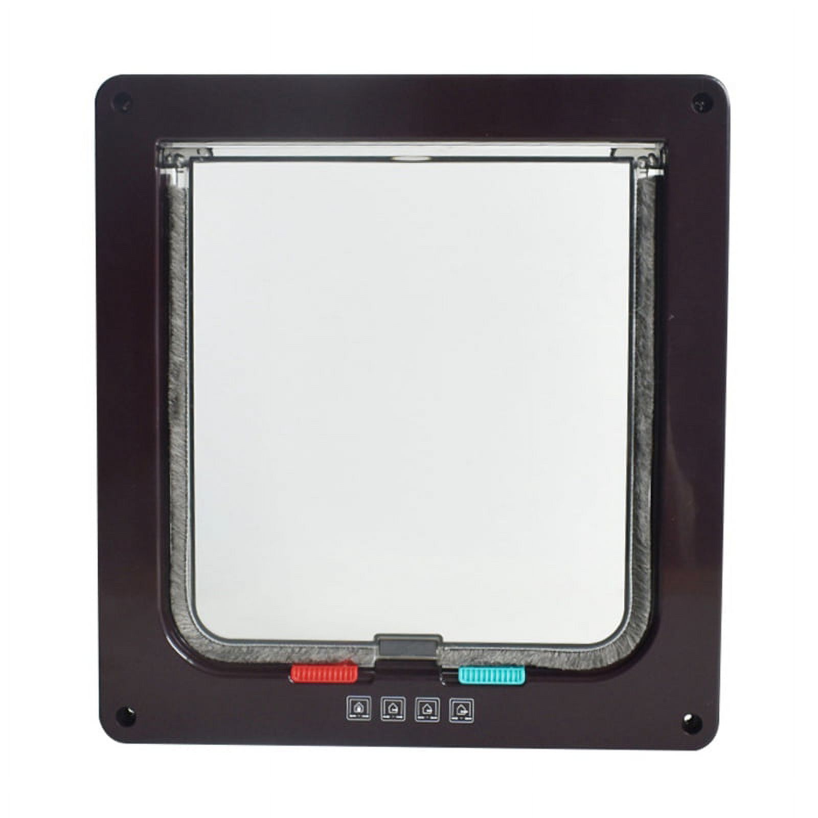 4 Ways MEDIUM SMALL LARGE Pet Cat Puppy Dog Lock Lockable Safe Flap ...