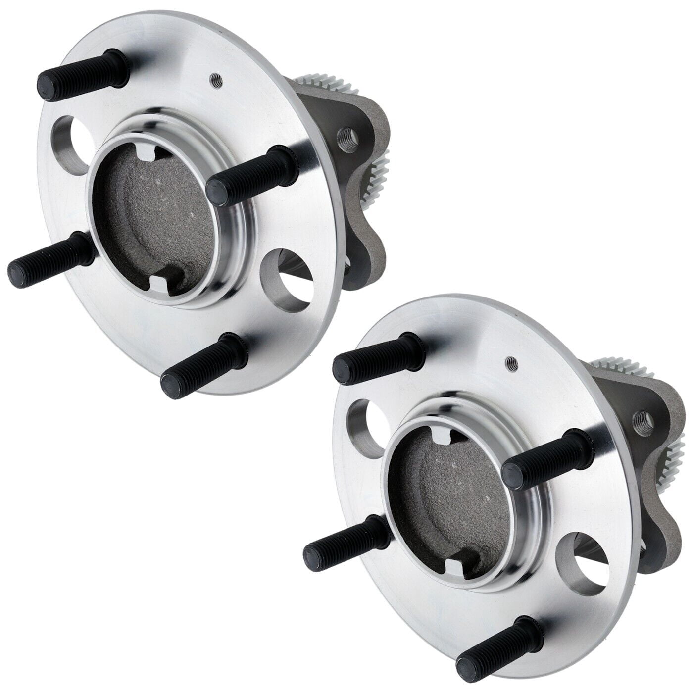 4-Wheel Abs Wheel Hubs 2-Wheel Set Rear Driver & Passenger Side ...