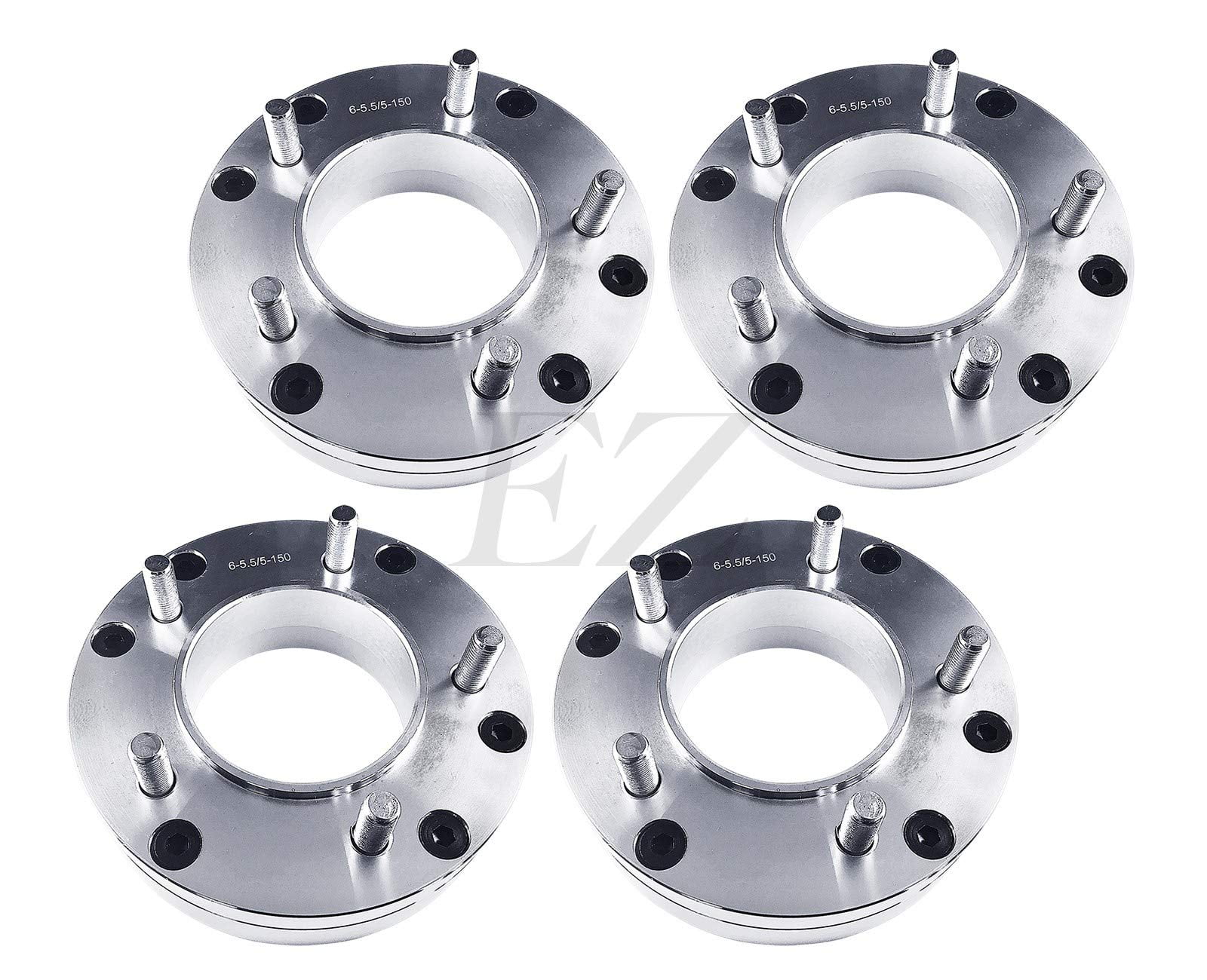 4 Wheel Adapters 6x5.5 to 5x150 Fits 6 Lug Toyota Chevy Hub with Lip to ...