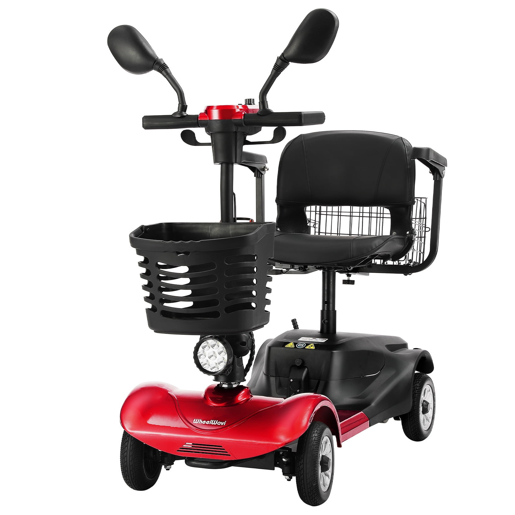 4 Wheel Compact Mobility Scooter,Foldable Electric Scooter for Seniors ...