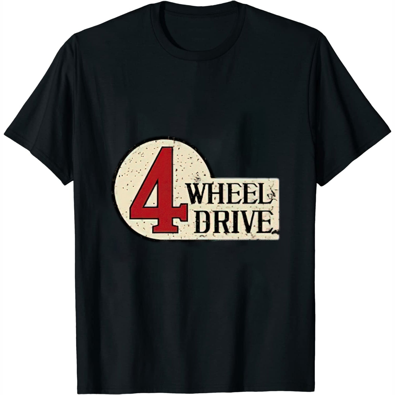 4 Wheel Drive Vintage 4x4 Overland Emblem 4wd Womens T-Shirt Black 4X ...