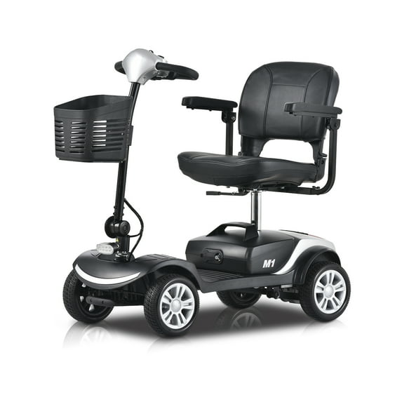 4-Wheel Mobility Scooter, Compact Power Scooter with 300 lb Capacity ...