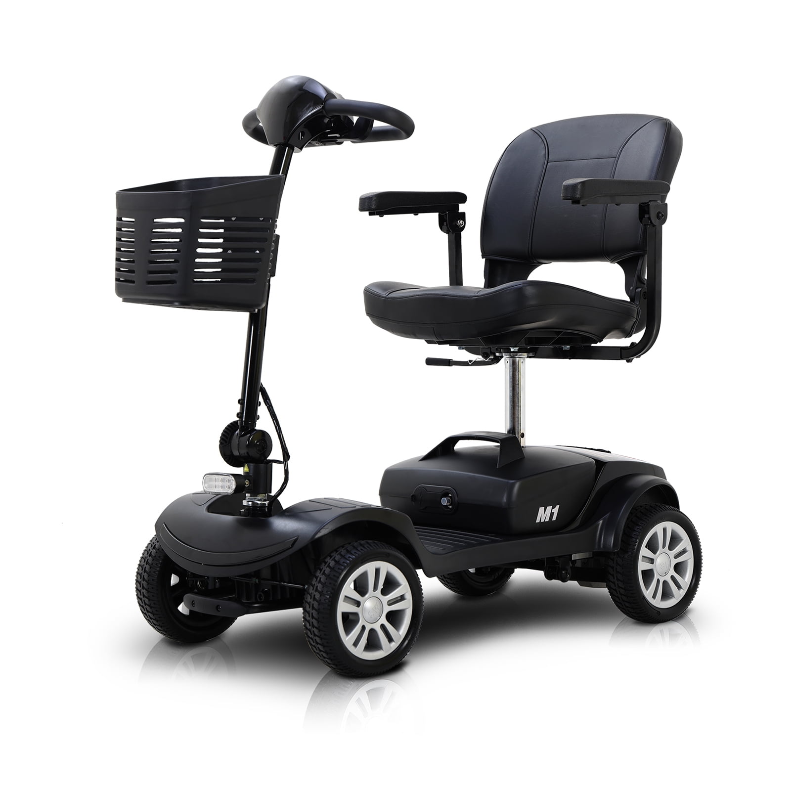 4 Wheel Mobility Scooter with Charger Basket,Heavy Duty Power Electric ...