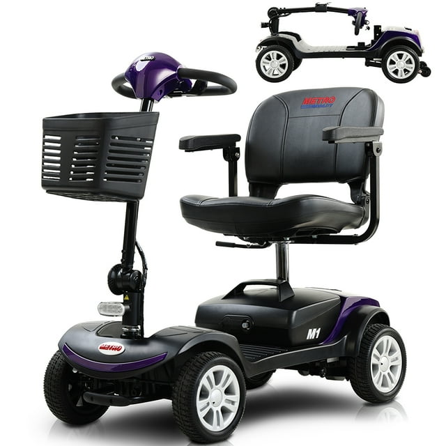 SEG MART 4 Wheel Mobility Scooter for Seniors, Max Speed 4.97mph, 300lbs, Purple - Walmart.com