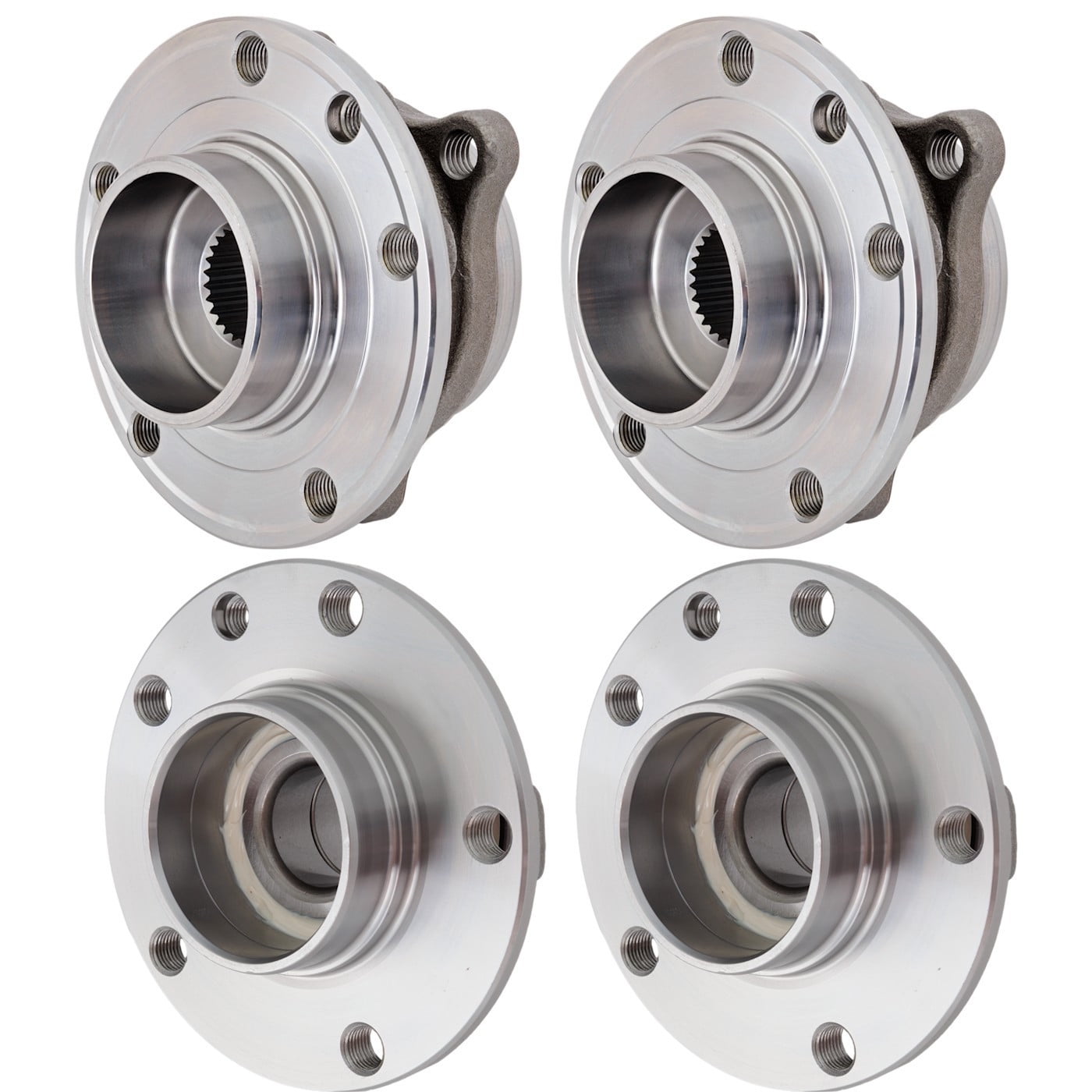 4-Wheel Set Wheel Hubs Front & Rear Driver & Passenger Side Left Right ...