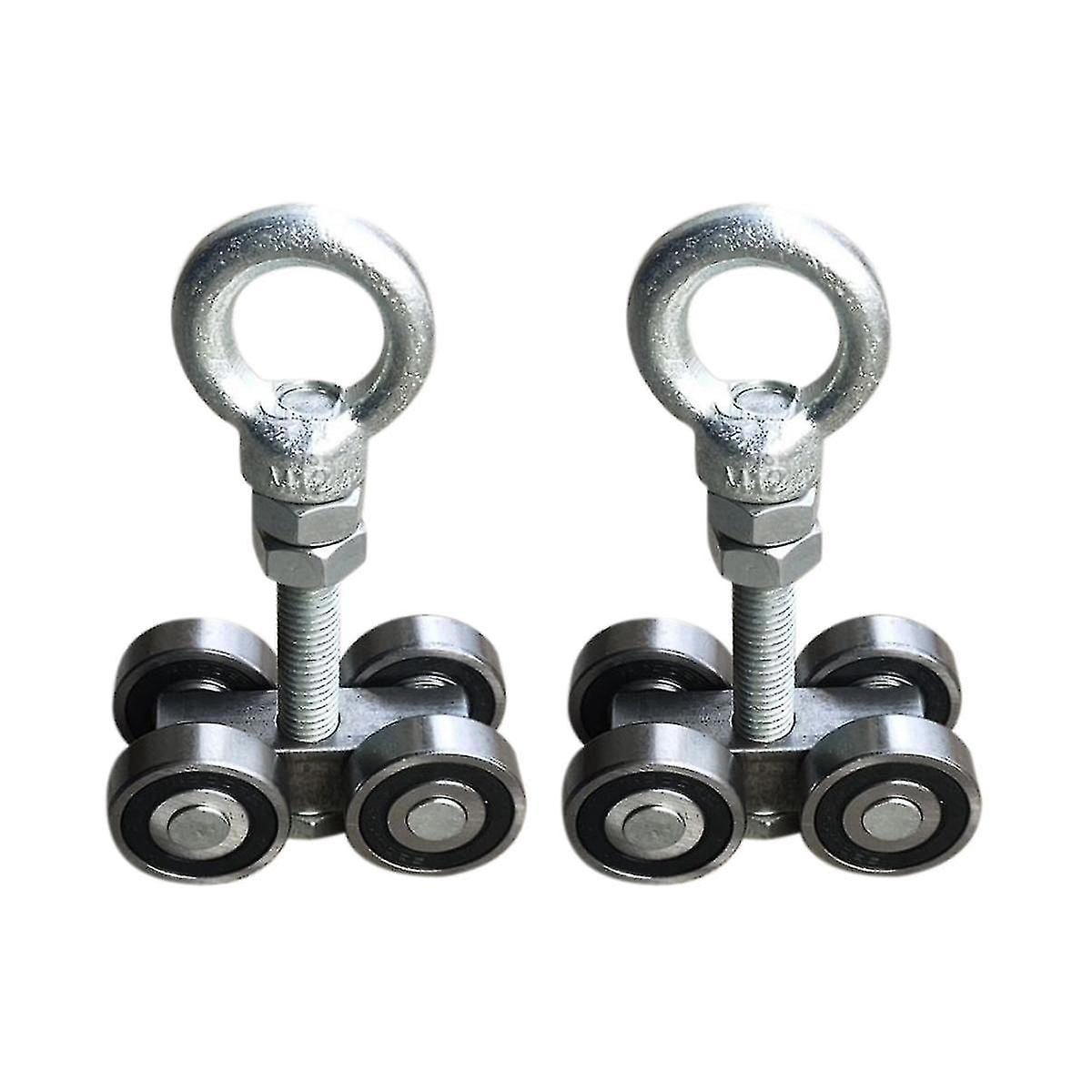 4 Wheel Silent Trolley Assembly Rollers Four Bearing Trolley Assembly ...