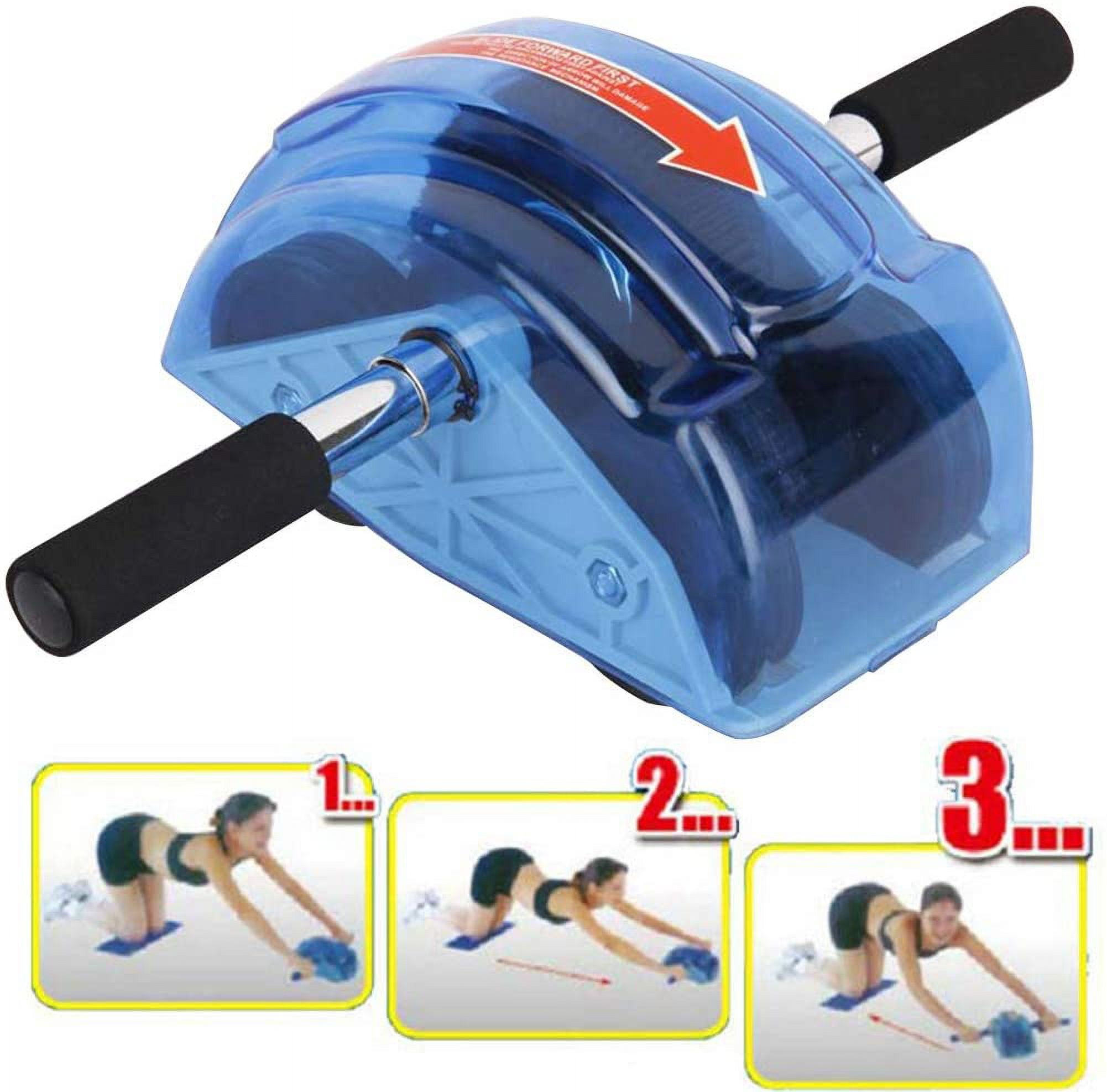 4-Wheel for Abs Workout, Portable Abdominal Muscle Trainer for Home ...