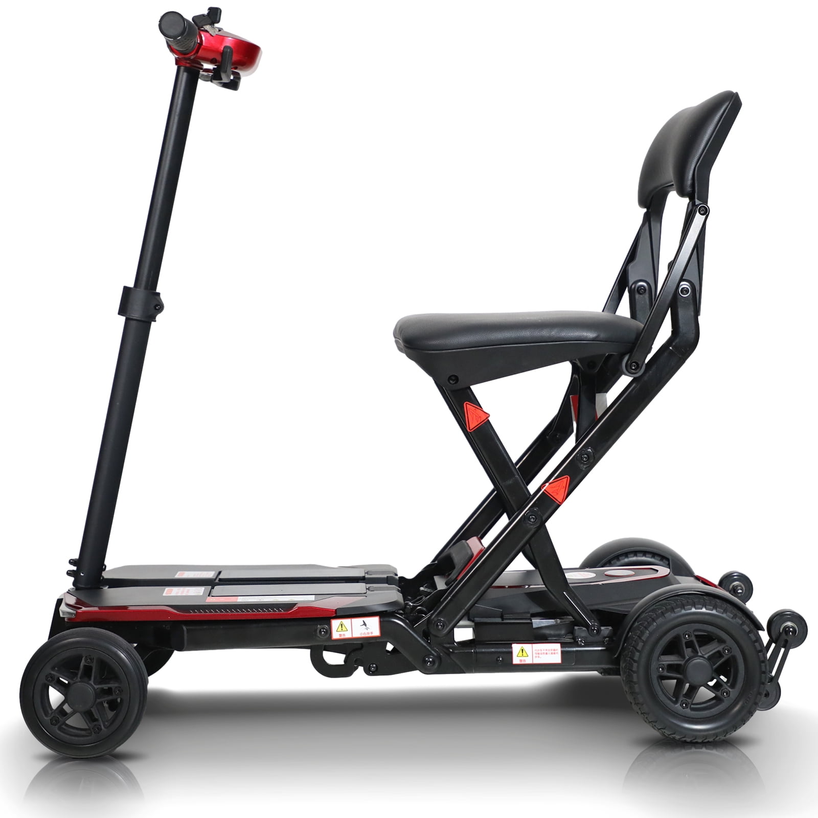 4 Wheels Folding Mobility Scooter for Adults and Seniors, Foldable ...