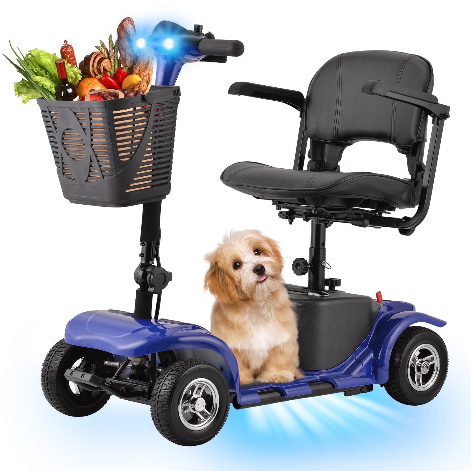 4 Wheels Mobility Scooter for Adults, Senior Electric Powered ...
