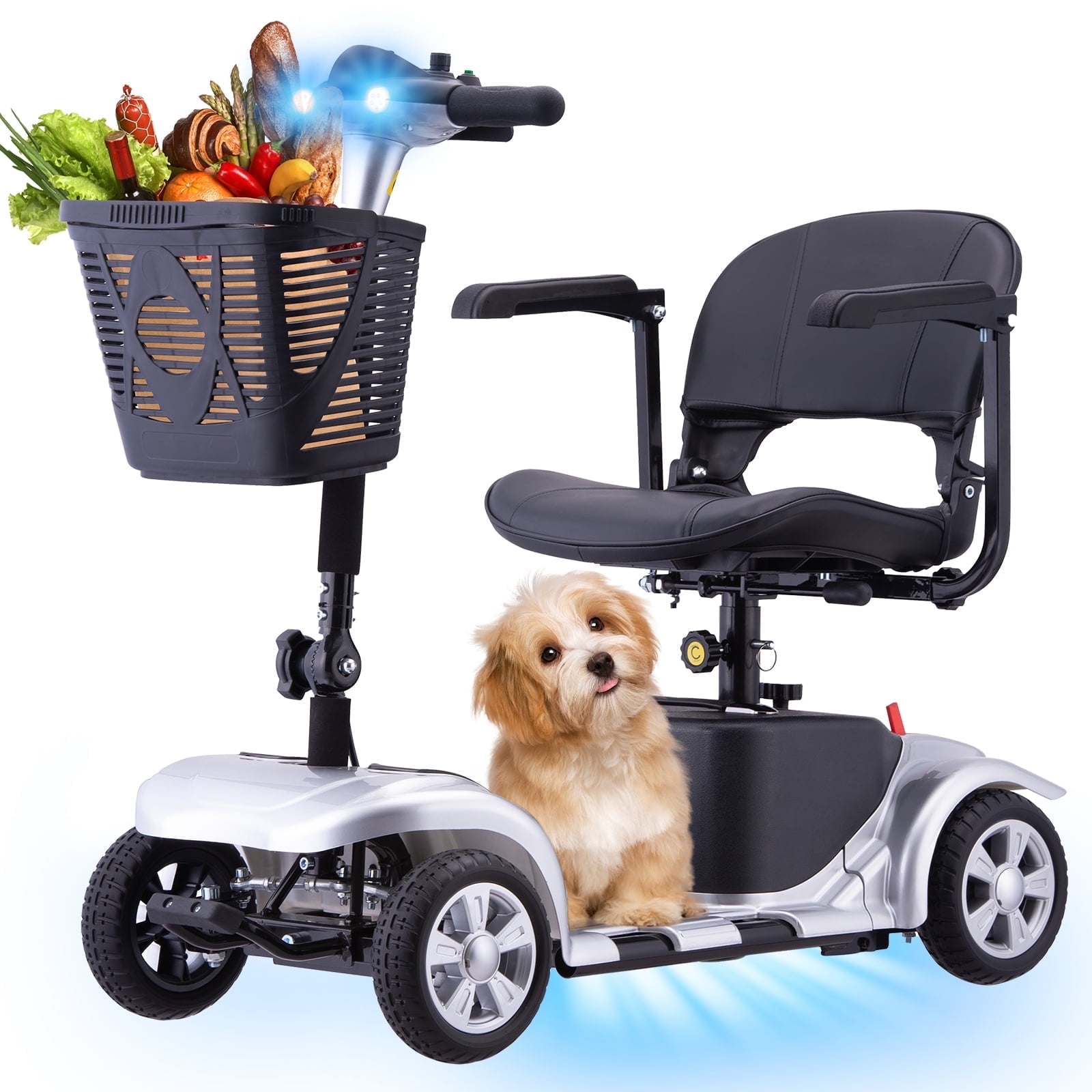 4 Wheels Mobility Scooter for Adults, Senior Electric Powered ...
