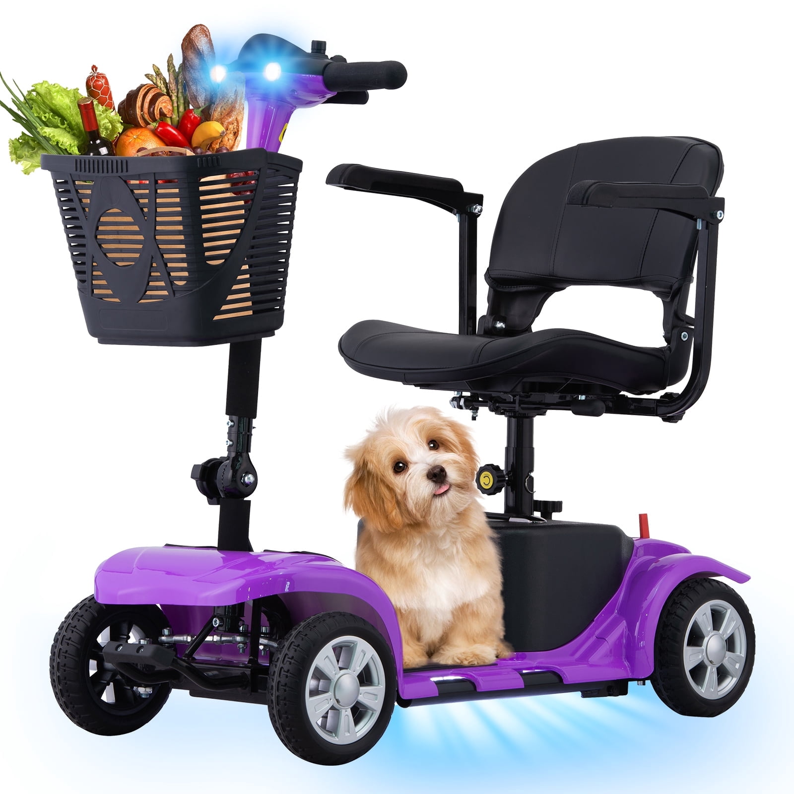 4 Wheels Mobility Scooter for Adults, Senior Electric Powered ...
