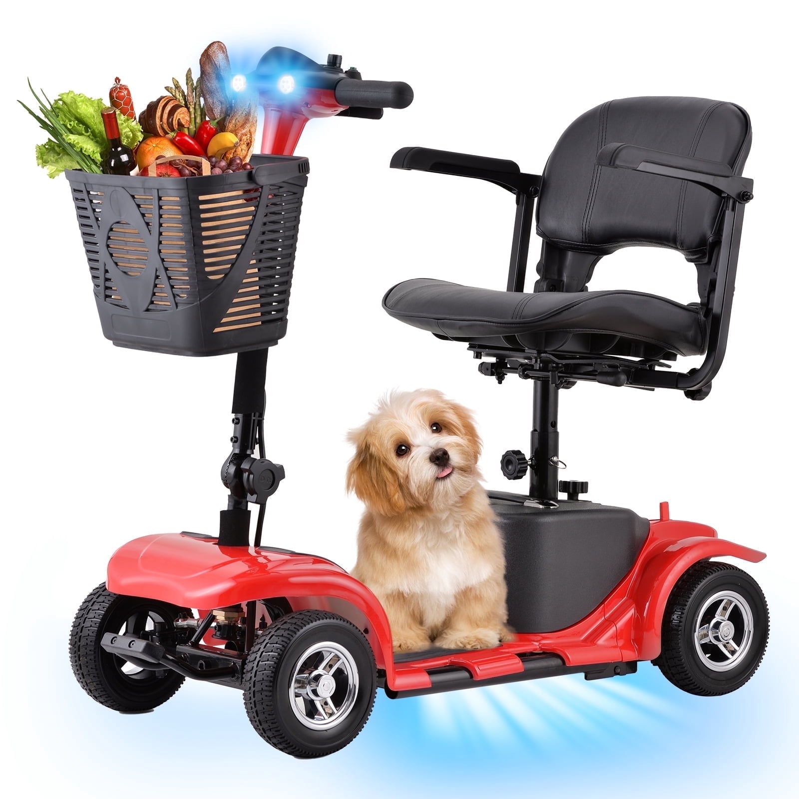 4 Wheels Mobility Scooter for Adults, Senior Electric Powered ...
