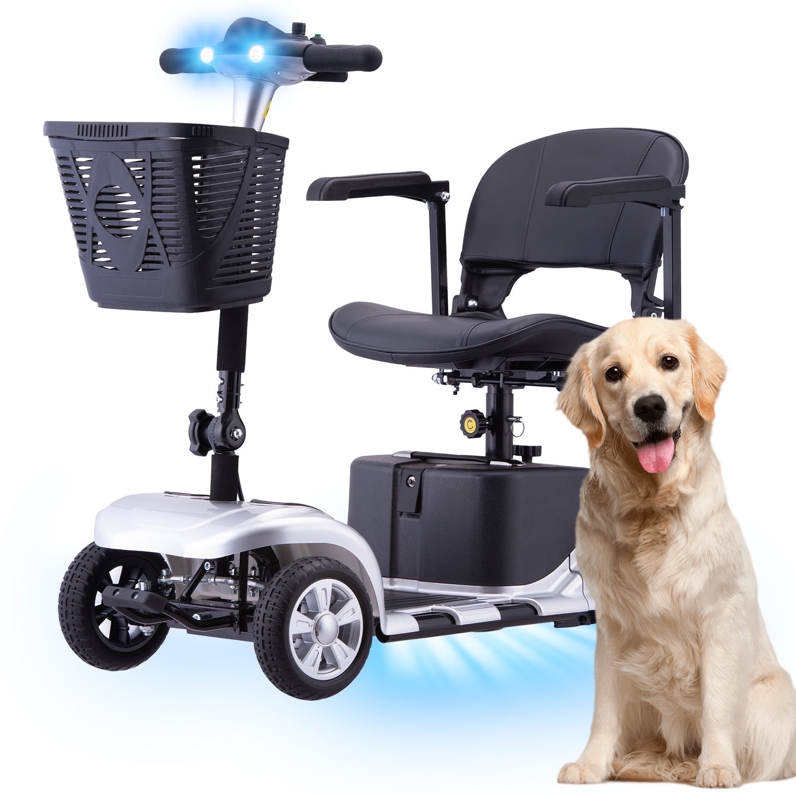 4 Wheels Mobility Scooter for Adults, Senior Electric Powered ...