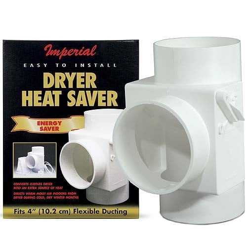 4" White Dryer Vent Heat Saver - Walmart.com