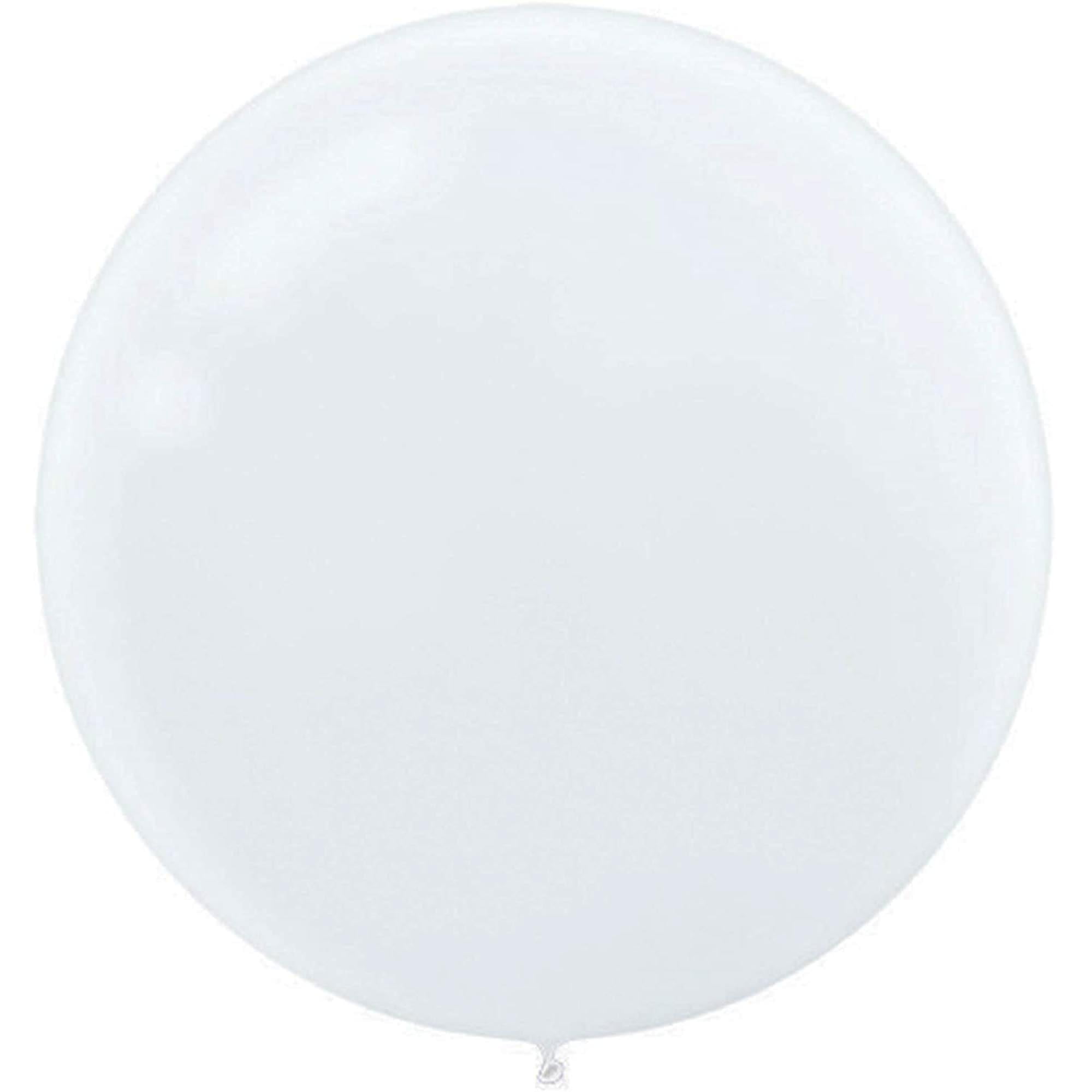 "4 White Round Latex Balloons 24\"" - Walmart.com