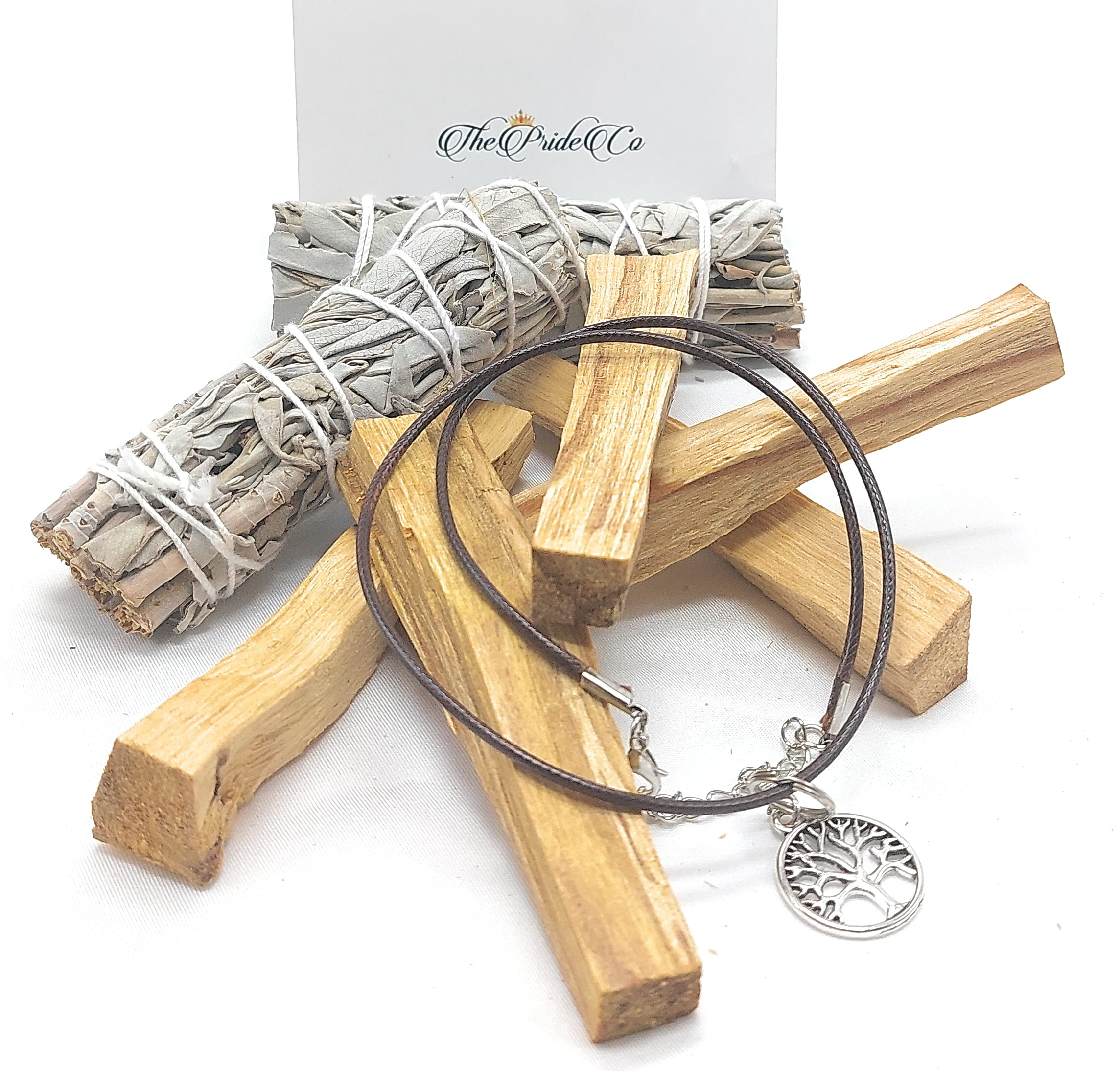 4" White Sage (2) And Palo Santo Smudge Incense Stick/Wood (5) With ...