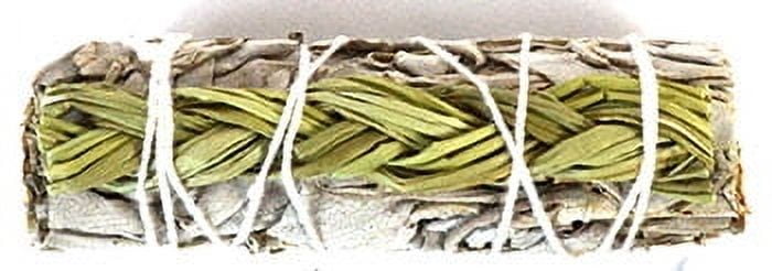 4" White Sage & Sweetgrass smudge stick - Walmart.com