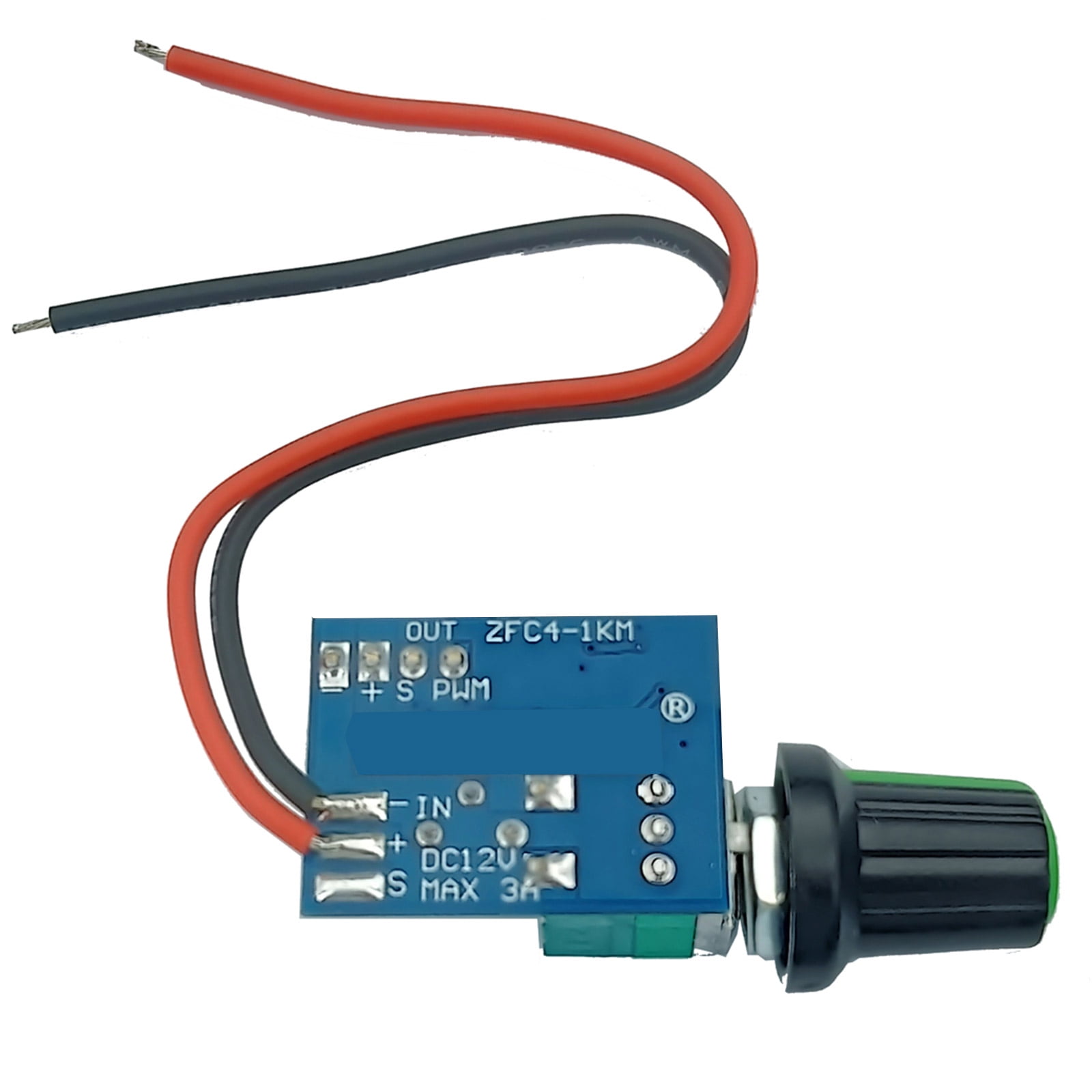 4 Wire Fan Speed Controller Fan Speed Controller 12V 4 Pin Computer Temperature Control Switches ...