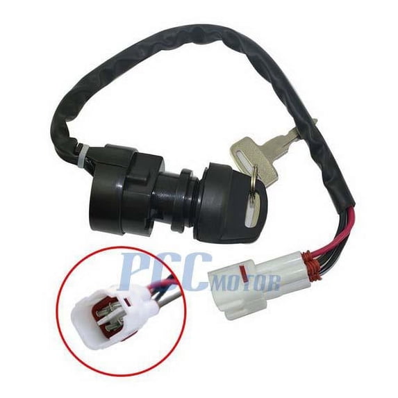 4 Wire ATV Ignition Key Switch for Yamaha BIG BEAR GRIZZLY KODIAK ...