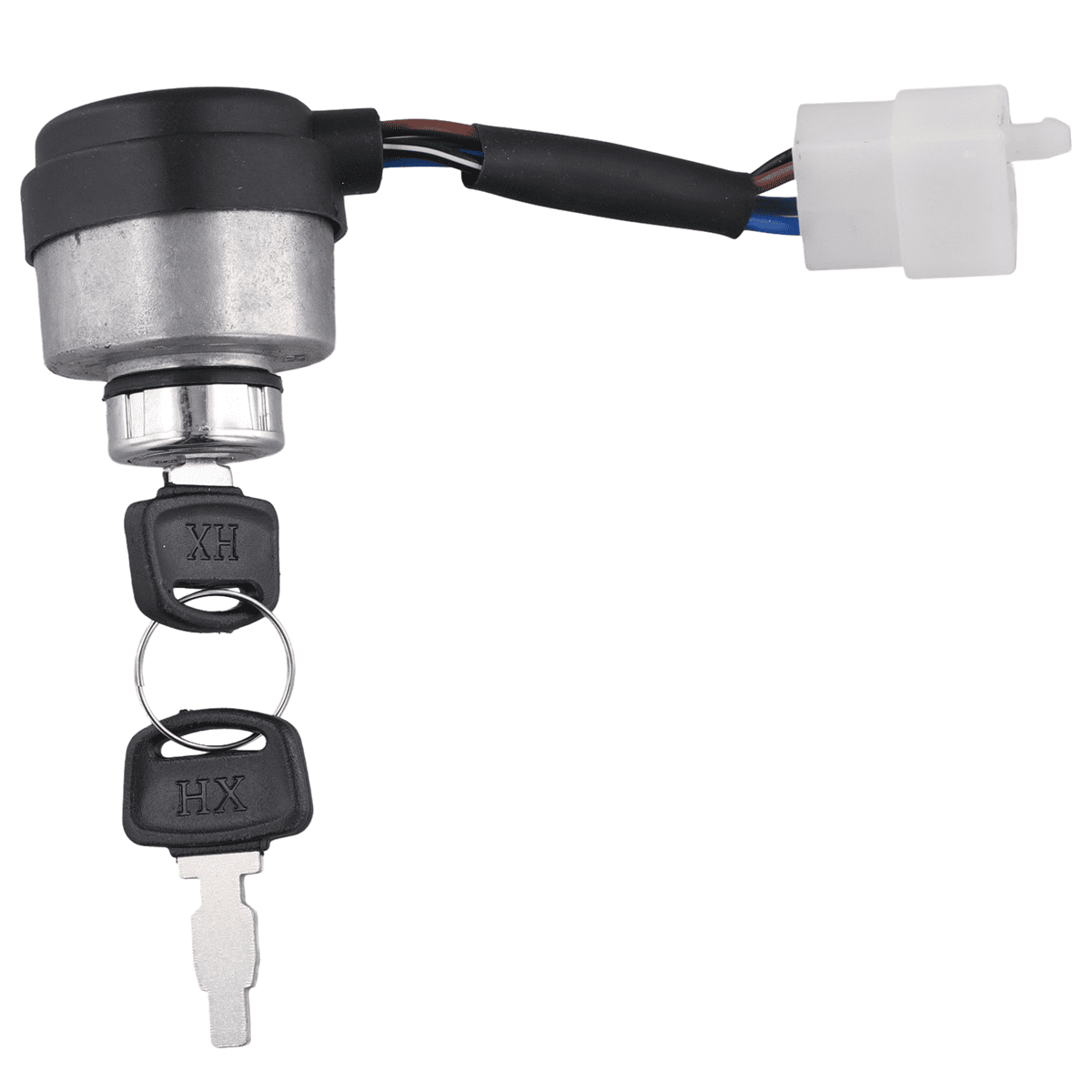 4 Wire Ignition Key Switch with Keys Door Locks Fit for 2-5KW Gasoline ...