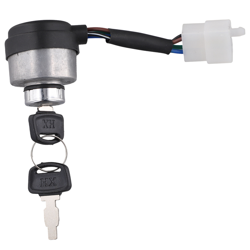 4 Wire Ignition Key Switch with Keys Door Locks Fit for 2-5KW Gasoline ...